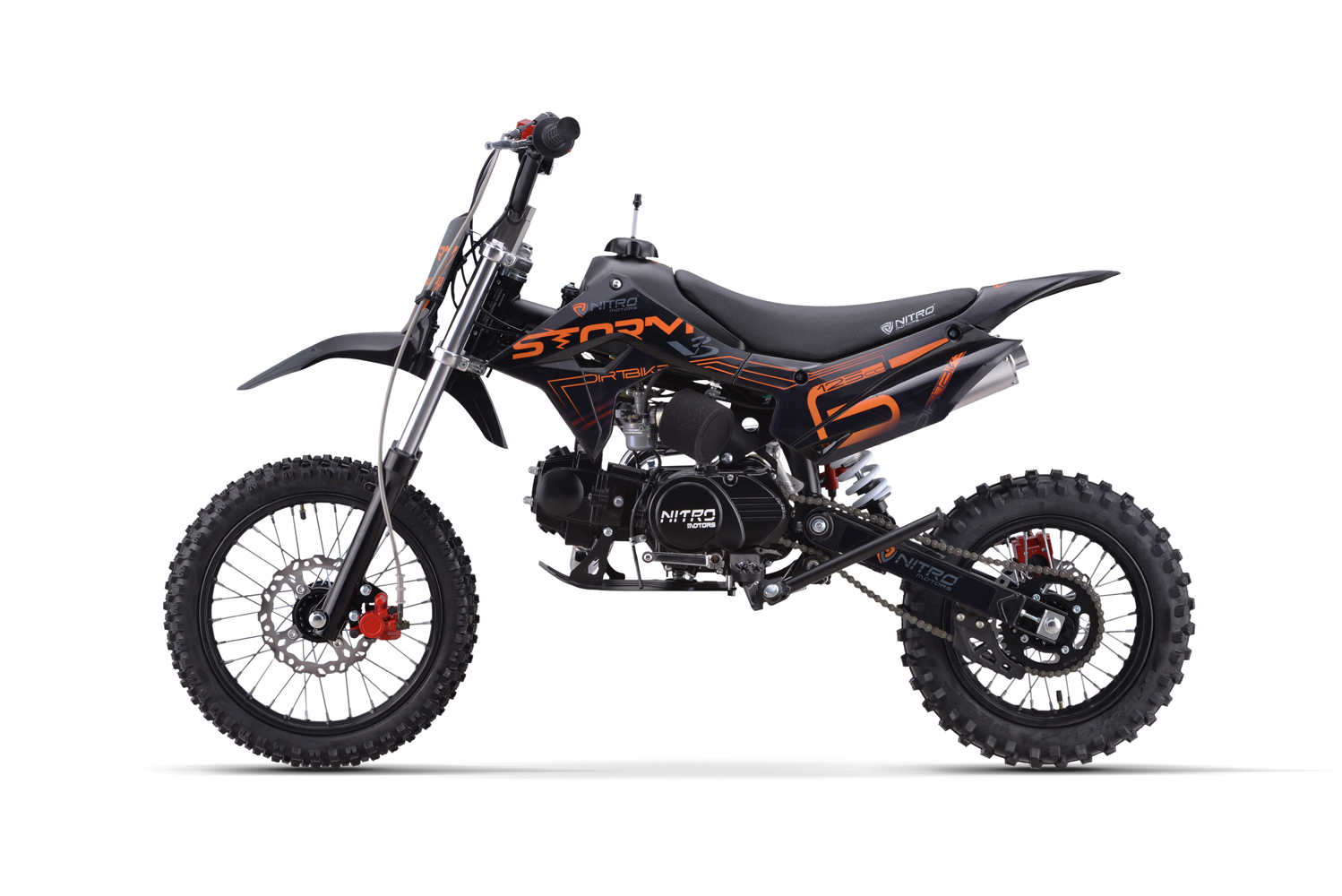 Kindermotorräder Galler - Nitro Motors 110cc Dirtbike Storm V3 Semi Aut ...