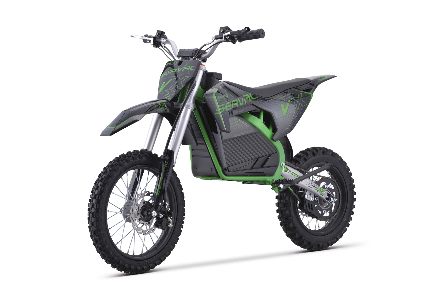 Kindermotorräder Galler - E-Cross Nitro Serval VX 2000 Watt 60 Volt ...