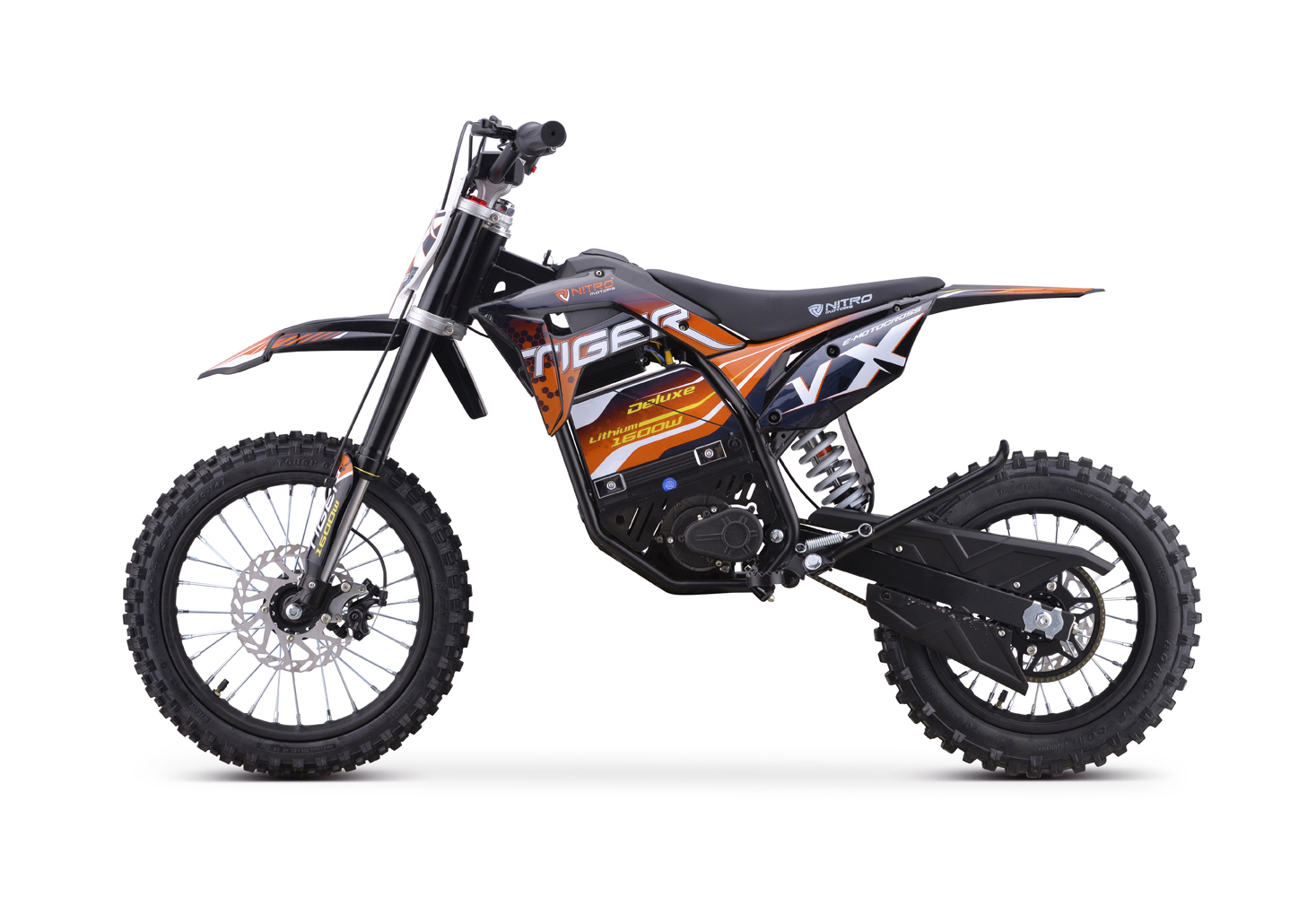 Kindermotorräder Galler - E-Cross Nitro Tiger 1600 Watt 48 Volt 13 Ah ...